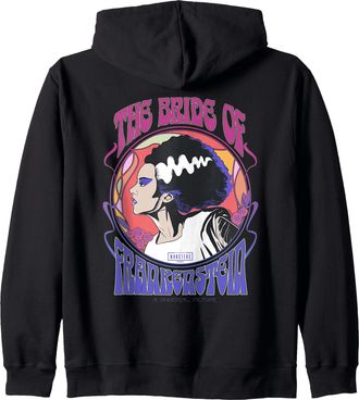 Universal Monsters Bride Retro Decoupage Kapuzenjacke