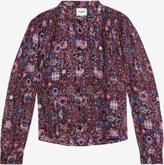 Isabel Marant Blouse Noeline - Femme - Prune - Taille 34 - Marant Étoile