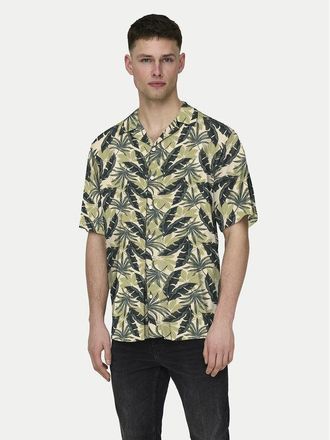 Only & Sons Hemd Wayne 22028616 Gr&uuml;n Regular Fit
