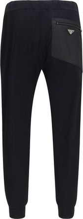 Prada Nylon Joggers - Black