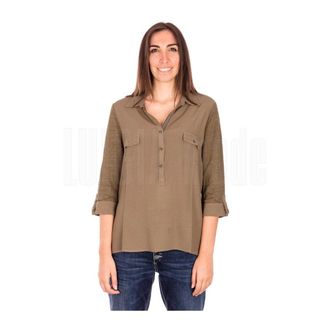 Elena Miro Jersey T-Shirt f&uuml;r Frauen - - Blouses & Shirts - Damen - Braun - S