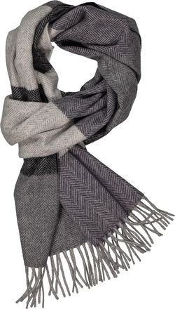 Dante Herren Schal grau Kashmere-Wolle