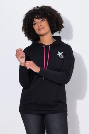 Angel Of Style Sweatshirt Hoodie Komfort Fit Blumen-R&uuml;ckenprint