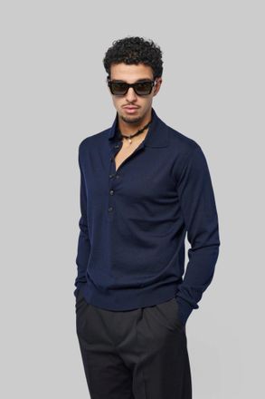 Dries Van Noten Muano Wool Polo Shirt