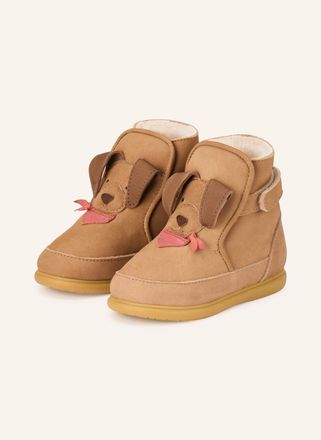 Donsje Donsje Krabbelschuhe Jidde beige