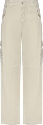 Dolce & Gabbana Homme, Pantalons, Beige, Taille: XL Pantalon en popeline