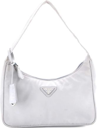 Prada Re-Edition 2000 Tessuto Mini hobo bag - Gris