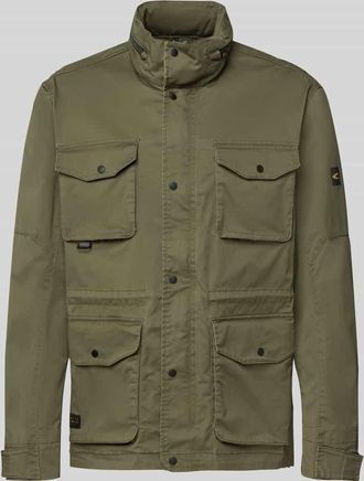 Camel Active Regular Fit Fieldjacket mit Logo-Applikation