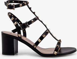 Valentino Garavani Rockstud leather sandals with iconic studs - VALENTINO GARAVANI - gender_Woman
