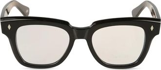 K&agrave;dor Rhombus Brille mit eckigem Gestell - Schwarz