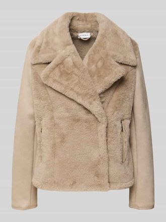 Comma Jacke aus Kunstfell