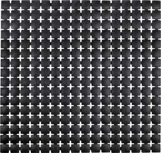 Kleine Wolke Gatty Duscheinlage Schwarz 54x 54 cm