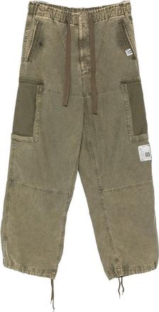 Miharayasuhiro Faded-effect Cargo Pants