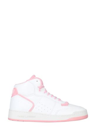 Saint Laurent Low-Top Sneaker - High Sl/80 Sneakers - Gr. 37,5 (EU) - in Weiß - für Damen