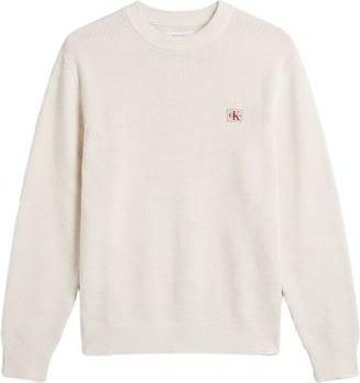 Calvin Klein Pull droit en maille &agrave; logo en coton