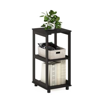 Furinno Romain 2-st&ouml;ckiger hoher Beistelltisch, Holzwerkstoff, Espresso, 1 Packung