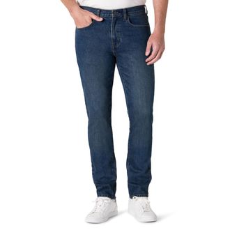 Amazon Essentials Herren Slim-Fit-Jeans, Dunkel Get&ouml;nt, 40W / 30L