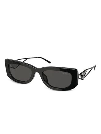 Prada lunettes de soleil &agrave; monture carr&eacute;e - Noir