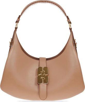 Ganni Femme, Sacs, Brun, Taille: ONE Size Sac bandouli&egrave;re