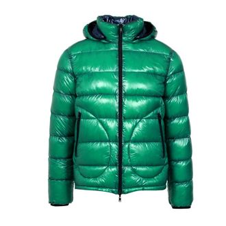 Herno Gl&auml;nzende- wasserabweisende Daunenjacke - - Jackets - Herren - Gr&uuml;n - 2XL