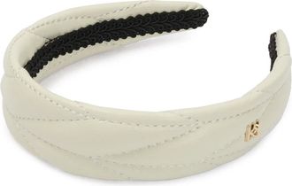 Kazar Monogrammiertes Leder-Stirnband - - Accessories - Damen - Beige - ONE SIZE