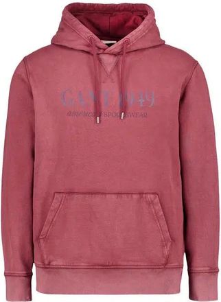 GANT Herren Pullover rot Baumwolle unifarben