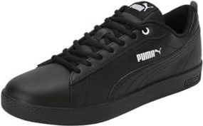 Puma Women Smash Wns V2 L Baskets, Puma Black Puma Black, 38.5 EU