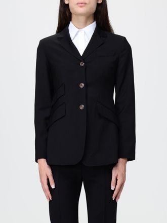 Max Mara Kurzer Einreiher-Blazer aus Schurwolle mit schmaler Passform