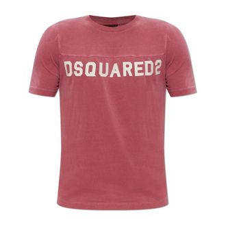 Dsquared2 Logo T-Shirt - - Tops - Herren - Rosa - XL