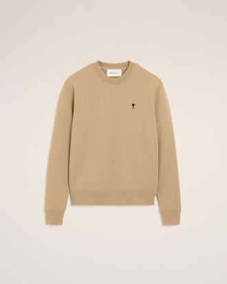 Ami Sweatshirt beige en coton Ami de Coeur Noir - XXXL - Homme