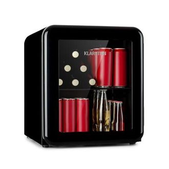 Klarstein Klarstein PopLife Refroidisseur de boissons - mini-bar, r&eacute;frig&eacute;rateur r&eacute;tro, 0-10&deg;C, seulement 39 dB, 48 L, &eacute;cologique, porte &agrave; double vitrage, design