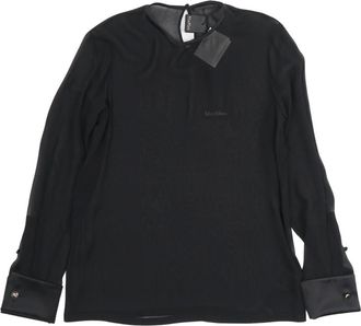 Max Mara Femme, Blouses et Chemises, Noir, Taille: 36 FR Blouses