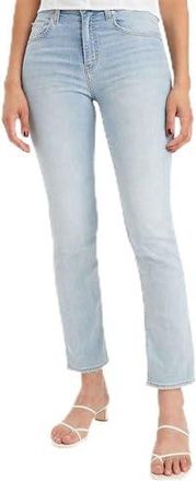 Levi's Femme Jeans 724 High Rise Straight, Cool Bright en Bleu, 29W / 32L