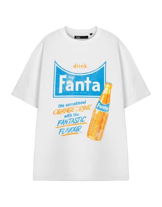 Coca Cola Ware Fanta Orange Drink Unisex-T-Shirt, kurz&auml;rmelig, grafisches T-Shirt, Fanta-Logo, erfrischende Getr&auml;nke, Retro-Bekleidung, Freizeitkleidung f&uuml;r Erwachse