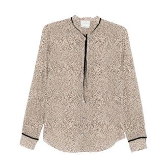 Forte_Forte Damen, Blusen & Hemden, Beige, MGr&ouml;&szlig;e