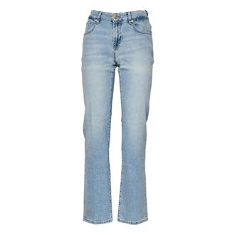 7 For All Mankind Gerades Jeans - - Jeans - Damen - Blau - W25
