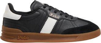 Polo Ralph Lauren Low-Top Sneaker - Htr Aera-Sneakers-Low Top Lace - Gr. 38,5 (EU) - in Schwarz - für Damen