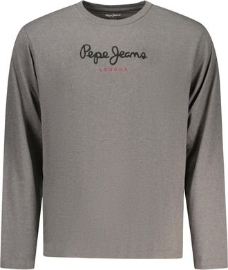 Pepe Jeans London Homme, Tops, Gris, Taille: M T-shirt &agrave; manches longues Eggo