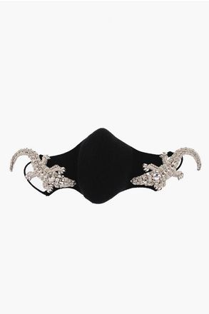 Balmain Jewel Crocodile Mask size Unica