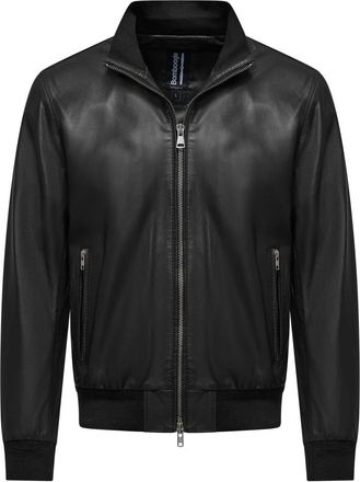 Bomboogie Homme, Vestes, Noir, Taille: 3XL Cole Leather Bomber