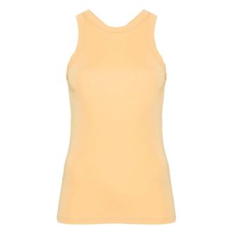 Toteme Fluid Jersey Tank - - Tops - Damen - Gelb - S