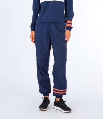 Hurley Damen Block Party Streifen Explore Hose, Indigoblau (Mood Indigo), XS