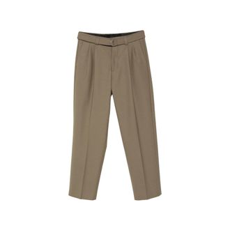 Eraldo Belted Pleated Trousers