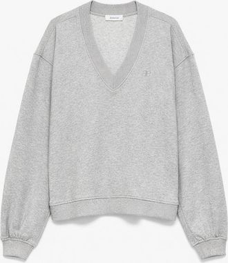 Alchemist Damen vegan Pullover Gaia Grau Meliert