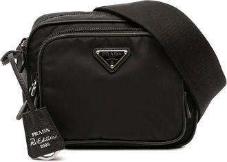 Prada 2019-2025 Tessuto Re Edition 2005 Camera Bag crossbody bag - Schwarz