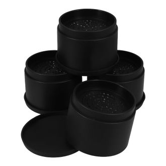 Supvox 4 St&uuml;ck Stapelbare M&ouml;belerh&ouml;hungen aus Robustem Kunststoff rutschfeste Bettf&uuml;&szlig;e f&uuml;r Schwere M&ouml;bel Verstellbare Schreibtisch und Sofabeine 2 Zoll H&ouml;he 