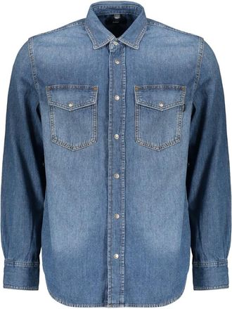 Diesel Homme, Chemises, Bleu, Taille: S Chemise en jean avec poches