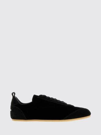 Jil Sander Baskets Etage en velours et daim avec tirant arri&egrave;re