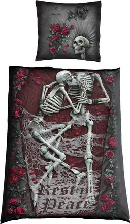 Spiral REST IN PEACE - Single One Print Bedlinen + EU Pillow