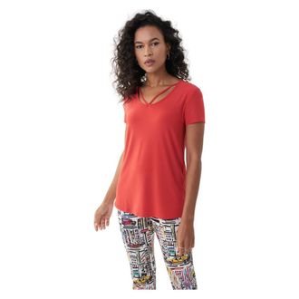 Joseph Ribkoff Stylisches Top mit Einzigartigem Design - - Tops - Damen - Rot - M